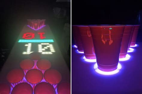 This Interactive Beer Pong Table Is Lit Literally Arduino Blog
