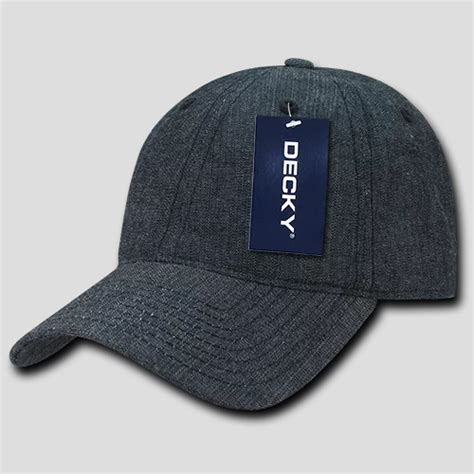Decky 117 6 Panel Low Profile Relaxed Denim Dad Hat 1771 Headwear