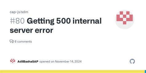 getting 500 internal server error · issue 80 · cap js sdm · github