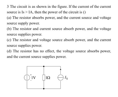 Solved The Circuit Is As Shown In The Figure If The Chegg
