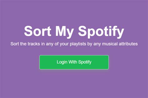 Spotify Playlist Sorter Chosic