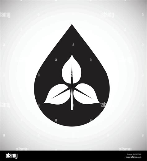 Drop Water Icon On White Background For Graphic And Web Design Modern Simple Vector Sign