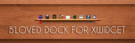 Wooden Shelf Dock Widget For Windows Pc