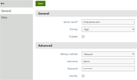 Configuring Smtp Servers Kentico Xperience 8 2 Documentation