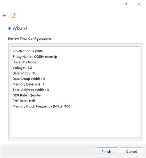 4 4 Intel FPGA PTC IP Wizard