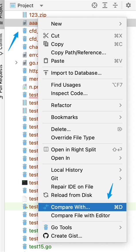 JetBrains golandpycharmwebstormphpstorm 对比两文件内容是否一致 牛奔 博客园