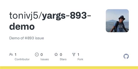 github tonivj5 yargs 893 demo demo of 893 issue