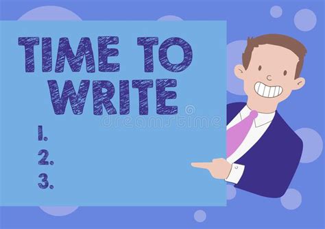 Text Showing Inspiration Time To Write Business Overview To Record Something Or To Express An