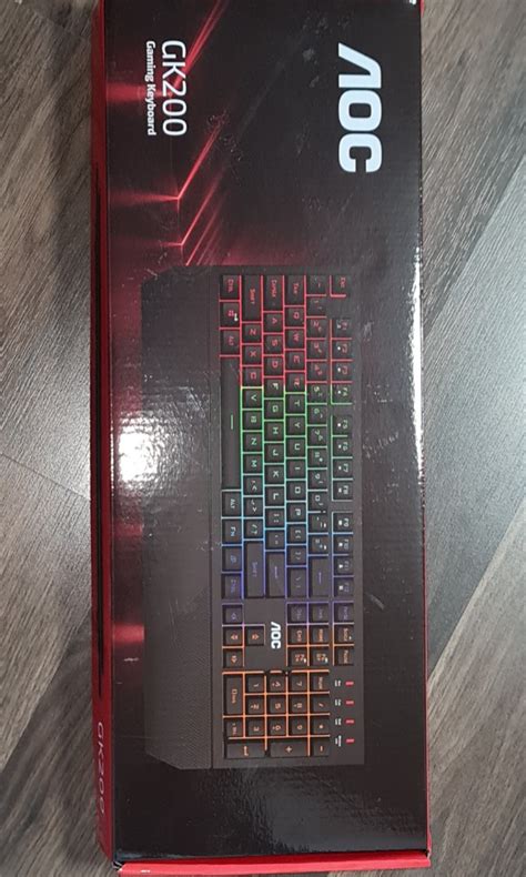 AOC GK200 Gaming Keyboard Computers Tech Parts Accessories Computer Keyboard On Carousell