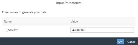 Input Parameters In Data Warehouse Cloud Sap Community