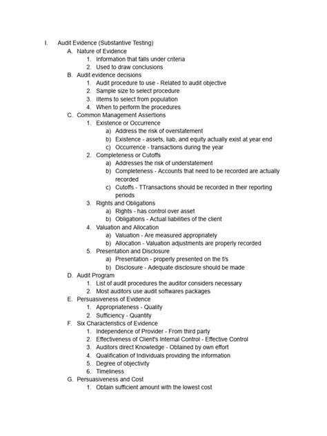Audit Evidence Pdf Audit Economies Audit Evidence Pdf Audit Economies