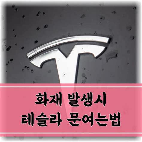 비상 상황시 테슬라 문여는법 ⁝ 모델 S X Y 전차종 알아두기 Ondocheck