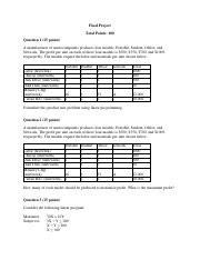 Maximizing Profit: Linear Programming for Microcomputer Models | Course ...