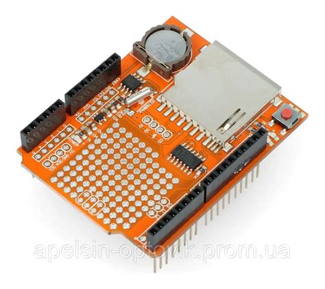 Щит для Arduino Datalogger Shield V10 с модулем Rtc Ds1307 и кардридером Sd Id2197097683