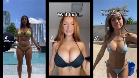 Sexy Challenges Tiktok 18 Hot Girls With Big Boobs 9 Youtube