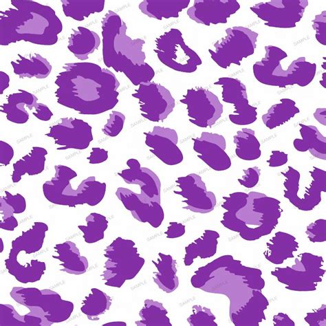 Purple Cheetah Pattern Crew