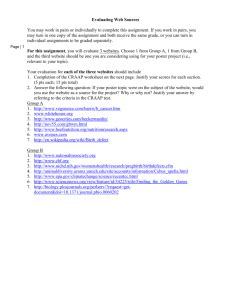 CRAAP Test Worksheet Source Evaluation Guide