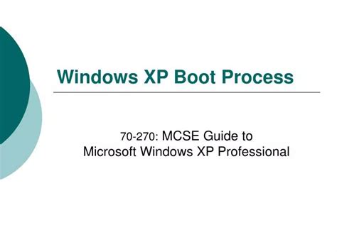 PPT Windows XP Boot Process PowerPoint Presentation Free Download ID 395057