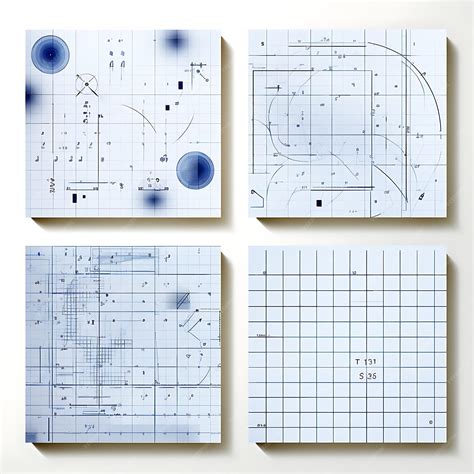 Premium Photo A Set Frame Of Blueprint Graph Paper Pale Blue Color Grid Pattern Style Tec 2d