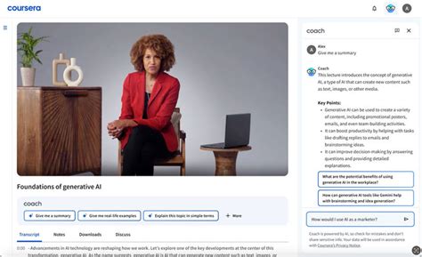 university of michigan first to integrate ai powered coursera coach