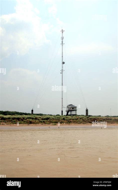 Communication Antenna By The Lake Tonle Sap Siem Reap Province Cambodia