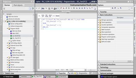 how to start writing scl language in siemens tia portal