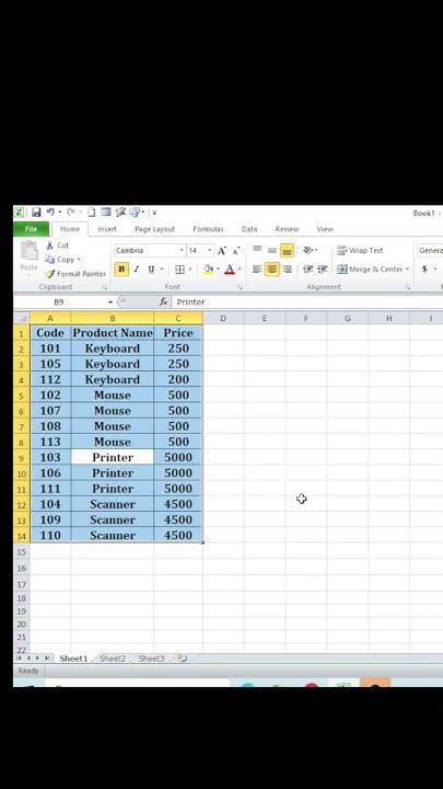 how to calculate subtotal with shortcut way in excel exceltech exceltips exceltricks excel