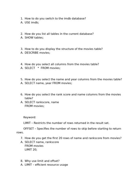 how to do you switch to the imdb database pdf table database