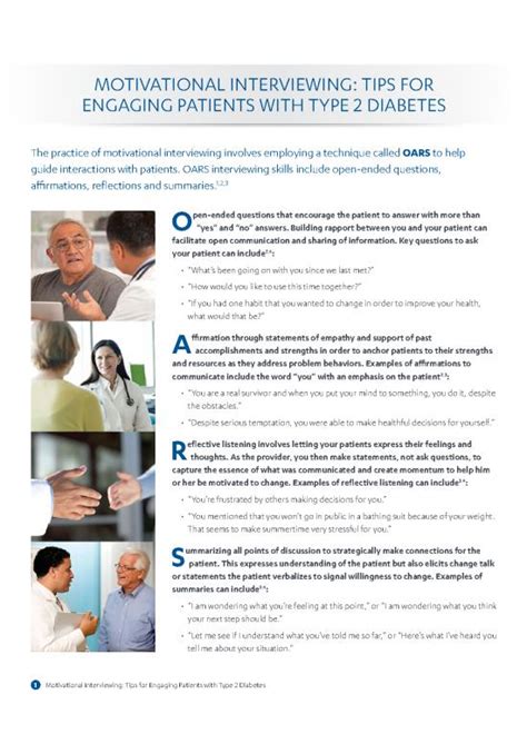 Motivational Interviewing Pdf 86508 Motivational Interviewing T2d Patient Engagement