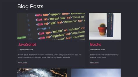 Responsive Blog Homepage