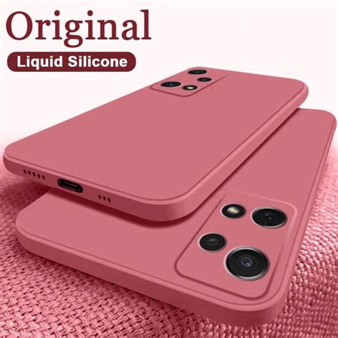 Squared Liquid Silicone Case For Xiaomi Mi Poco C C C F F Pro G F F F X X X Gt X