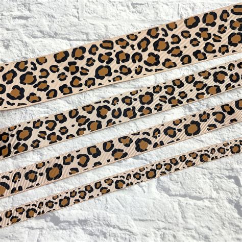 Cheetah Print Ribbon Etsy