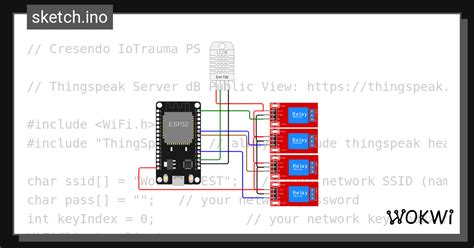 Smart Home Controlling System Wokwi Esp32 Stm32 Arduino Simulator