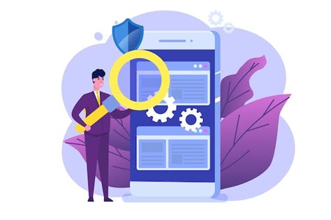 Premium Vector Software Or Application Flat Concept Debugging