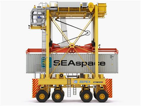 Straddle Carrier Generic 3d Model Turbosquid 1407792