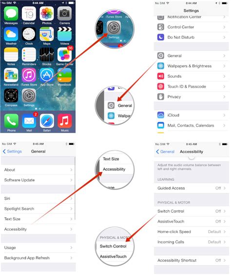 How To Enable Switch Control For Motor Accessibility On Iphone Or Ipad Imore