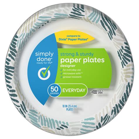 Market 32 And Price Chopper Simply Done Paper Plates Strong And Sturdy