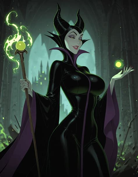 Maleficent Disney Villains Animation Art Character Design Disney
