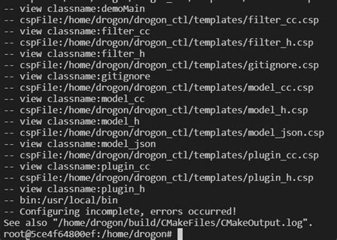 fresh install inside docker container compilation errors · issue 234