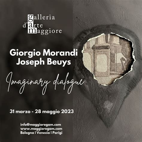 Joseph Beuys Giorgio Morandi Imaginary Dialogue Artribune