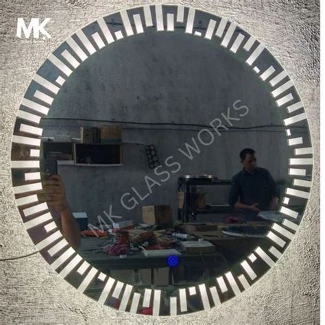 Multicolor Circular Round Led Mirror Brightness Adjustment At Sq Ft In Mumbai