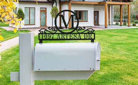 Custom Metal Hanging Address Sign Hanging Address Sign For