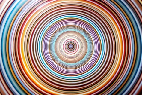 Colorful Concentric Circles Abstract Background Stock Illustration Illustration Of