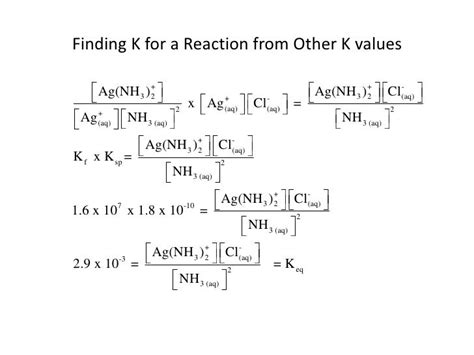 how to calculate kf in chemistry