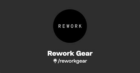 Rework Gear Instagram TikTok Linktree