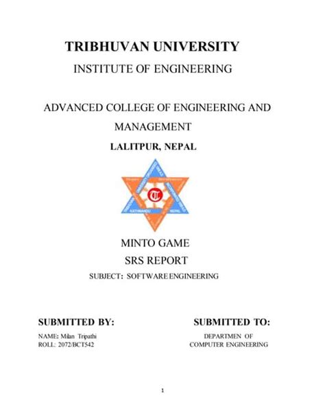 the complete srs documentation of our developed game pdf