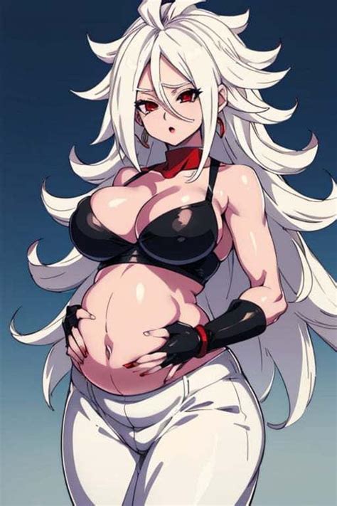 Pregnant Majin Android 21 2 By Firegodga On Deviantart