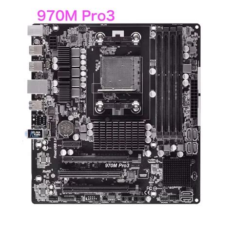 Asrock 970m Pro3 Motherboard 64gb Am3 Ddr3 Micro Atx Mainboard Fully