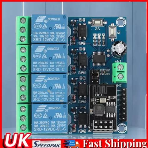 Wifi Relay Module 5v12v Esp8266 Wifi Control Relay Board For Arduino4s £888 Picclick Uk