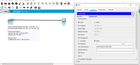 Membuat Dhcp Switch Cisco